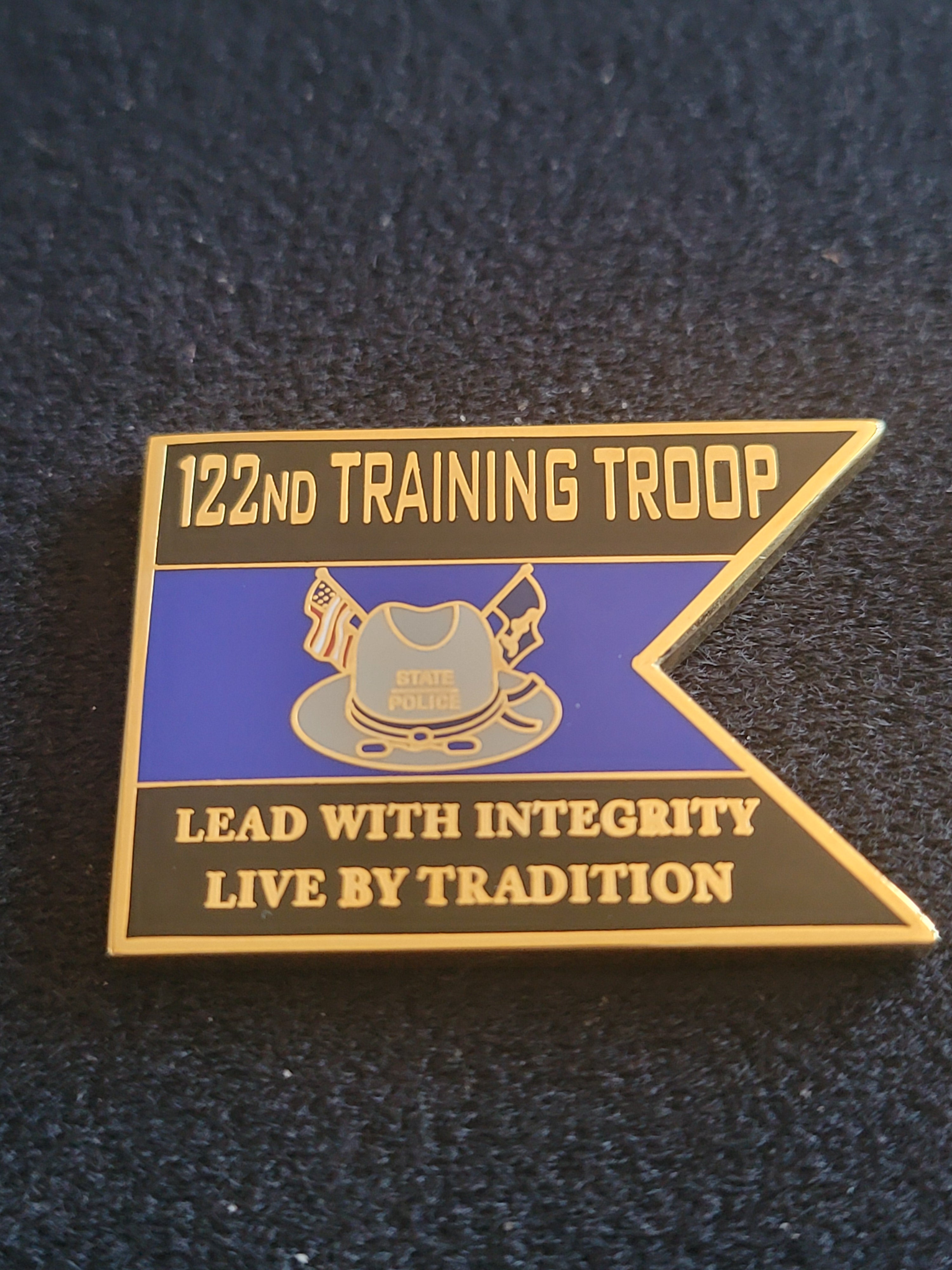 CSP- CONNECTICUT STATE POLICE - TRAINING TROOPER 122nd CHALLENGE COIN ...