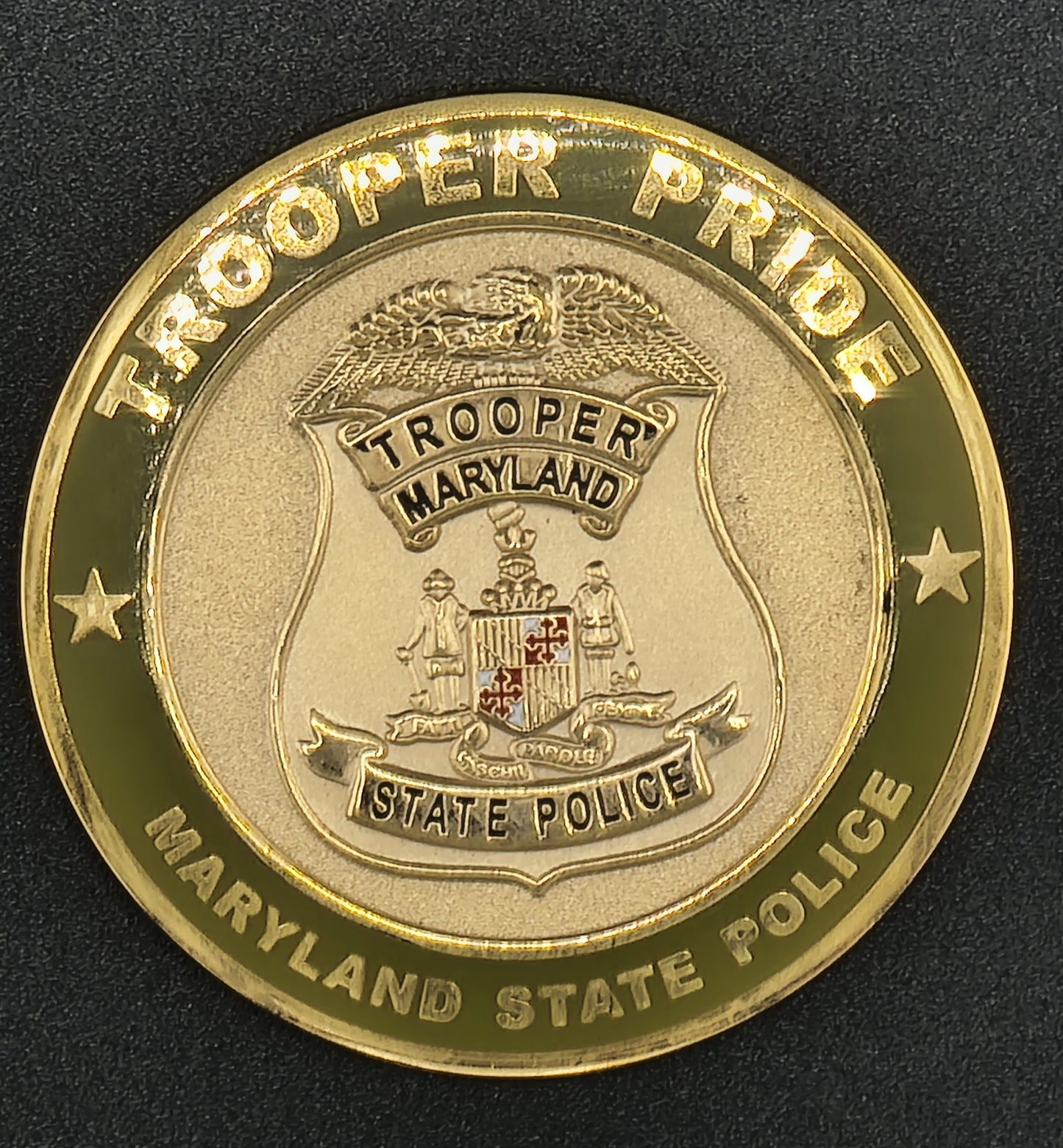 MSP Maryland State Police Leonardtown Challenge Coin – ZOMBIE HQ