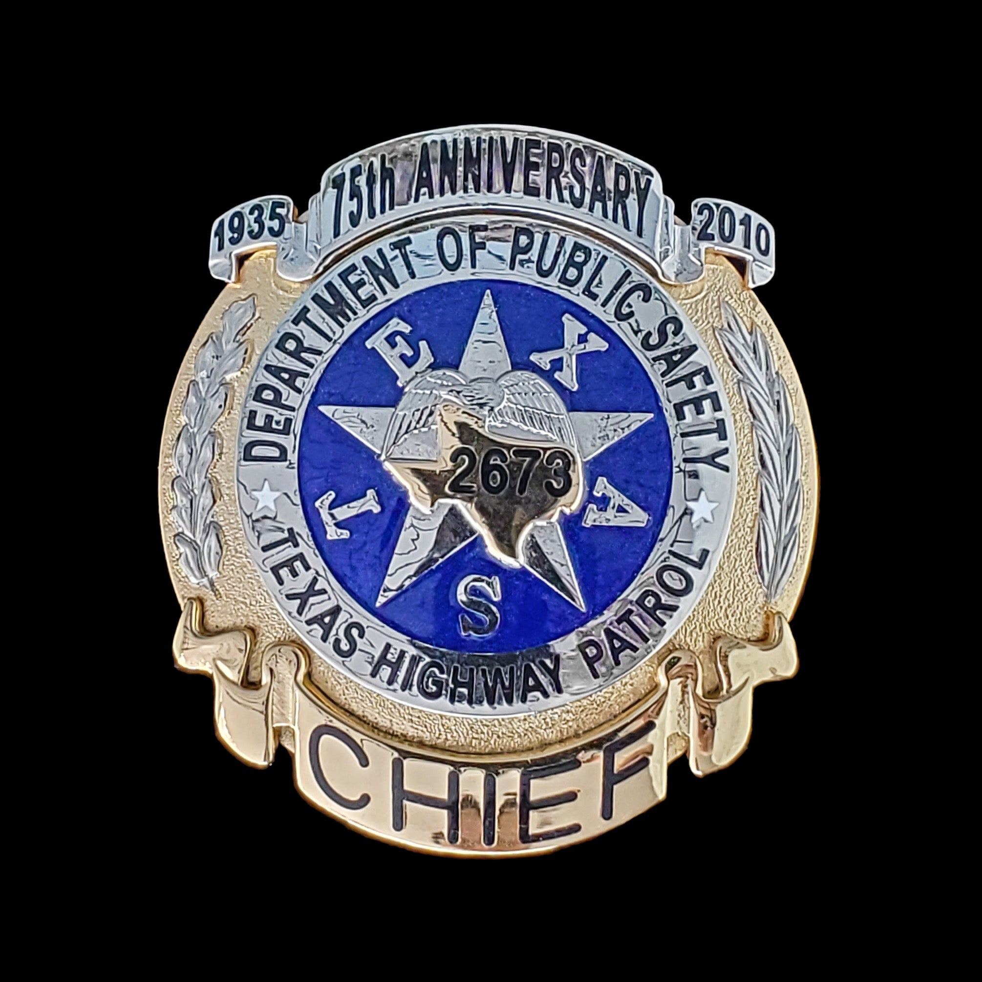 Texas Highway Patrol - 75th Anniversary Custom Badge - TXDPS – ZOMBIE HQ