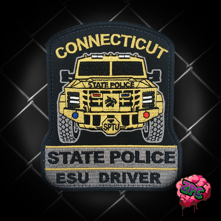 CSP - Connecticut State Police - ESU Driver Patch – ZOMBIE HQ