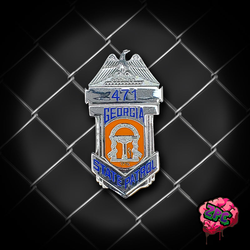 GSP - Georgia State Patrol Hat Badge - Georgia State Police – ZOMBIE HQ