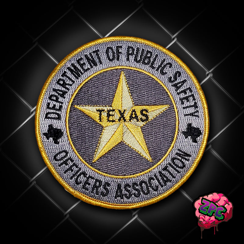 TX- TXDPS- Department of Public Safety- TX Officers Association Patch ...