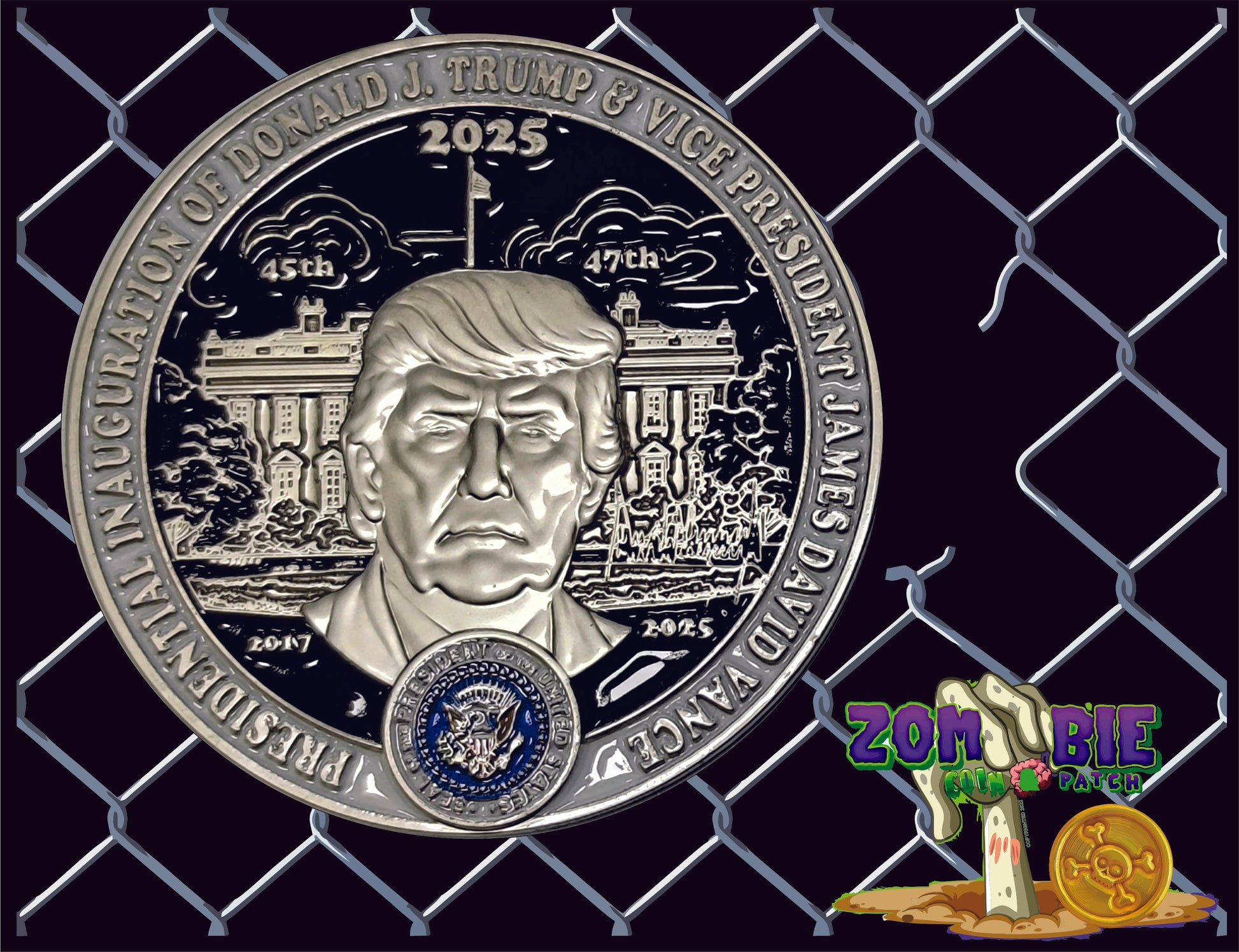 VSP- VIRGINIA STATE POLICE 2025 Inauguration Coin – ZOMBIE HQ